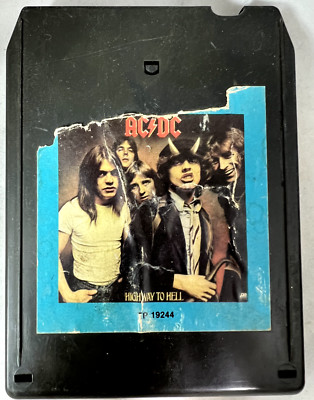 AC/DC Highway to Hell 8 Track Tape Atlantic Tested | eBay