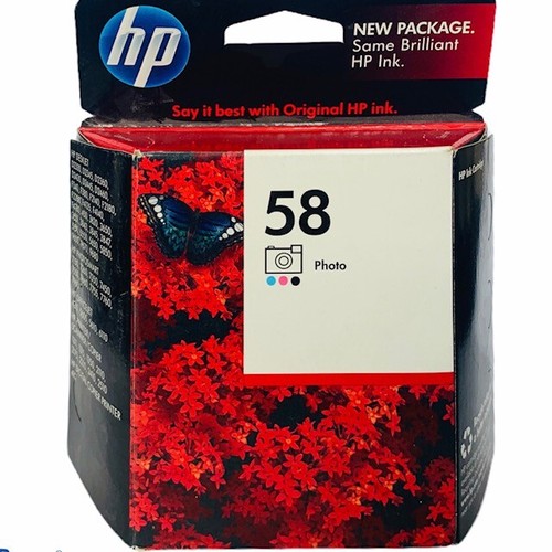 HP Ink printer Hewlett Packard nib box 58 tri color C6658AN option 140 ...