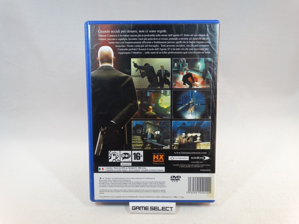 Hitman Contracts sony PS2 PLAYSTATION 2 Pal Eur - - Original Complète ...