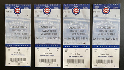 2007 Collectible Chicago Cubs tickets | eBay