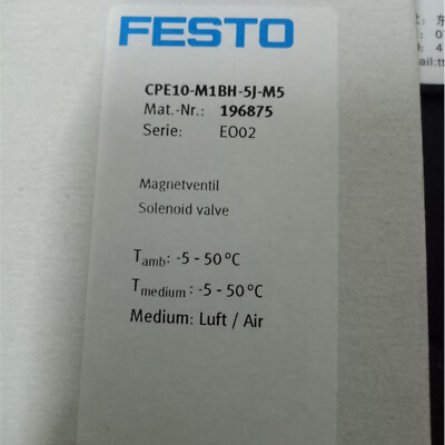 1pcs New Festo CPE10-M1BH-5J-M5 Solenoid valve 196875 Free shipping # ...