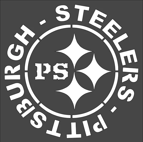 Steelers Logo Black And White Vector