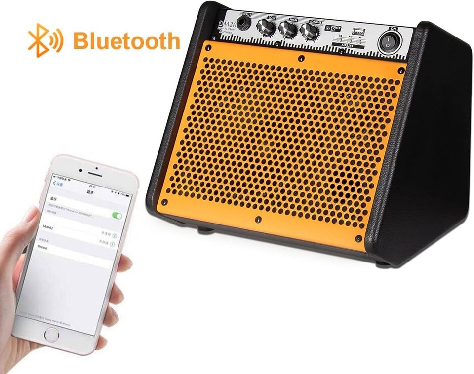 Keyboard AMP 20W Bluetooth Keyboard Amplifier,Electric Drum Speaker ...