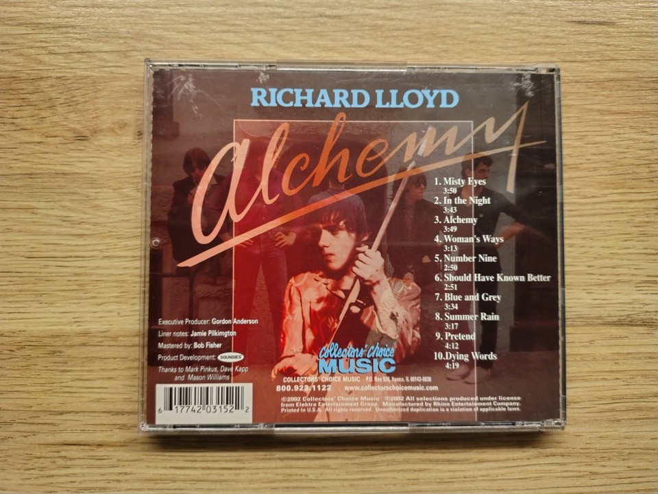 Richard Lloyd Alchemy ex Television Collectors Choice CD RARE ...