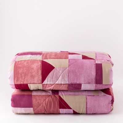 Trapunta Piazza e mezza Jam Linea oro Stampata Rosa Malva | eBay