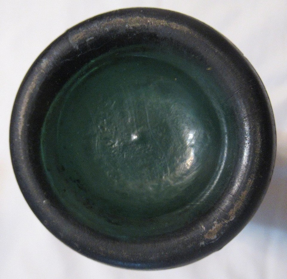 Green Kohl Lambertville Rippled Blob Top Soda Mineral Water Bottle ...