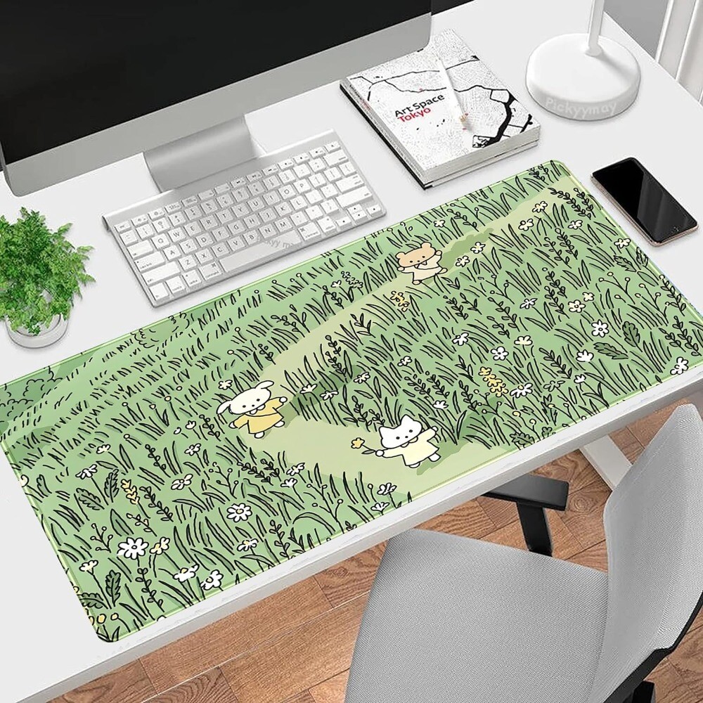 Rectangle Extended Large Mouse Pad Multicolour Rubber Base Mouse Pad ...