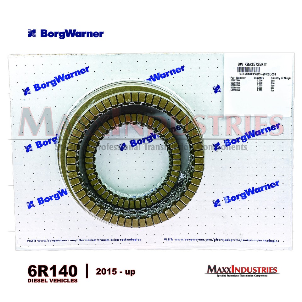 6R140 Transmission Friction Clutch Kit High Energy 2015-up - Diesel ...