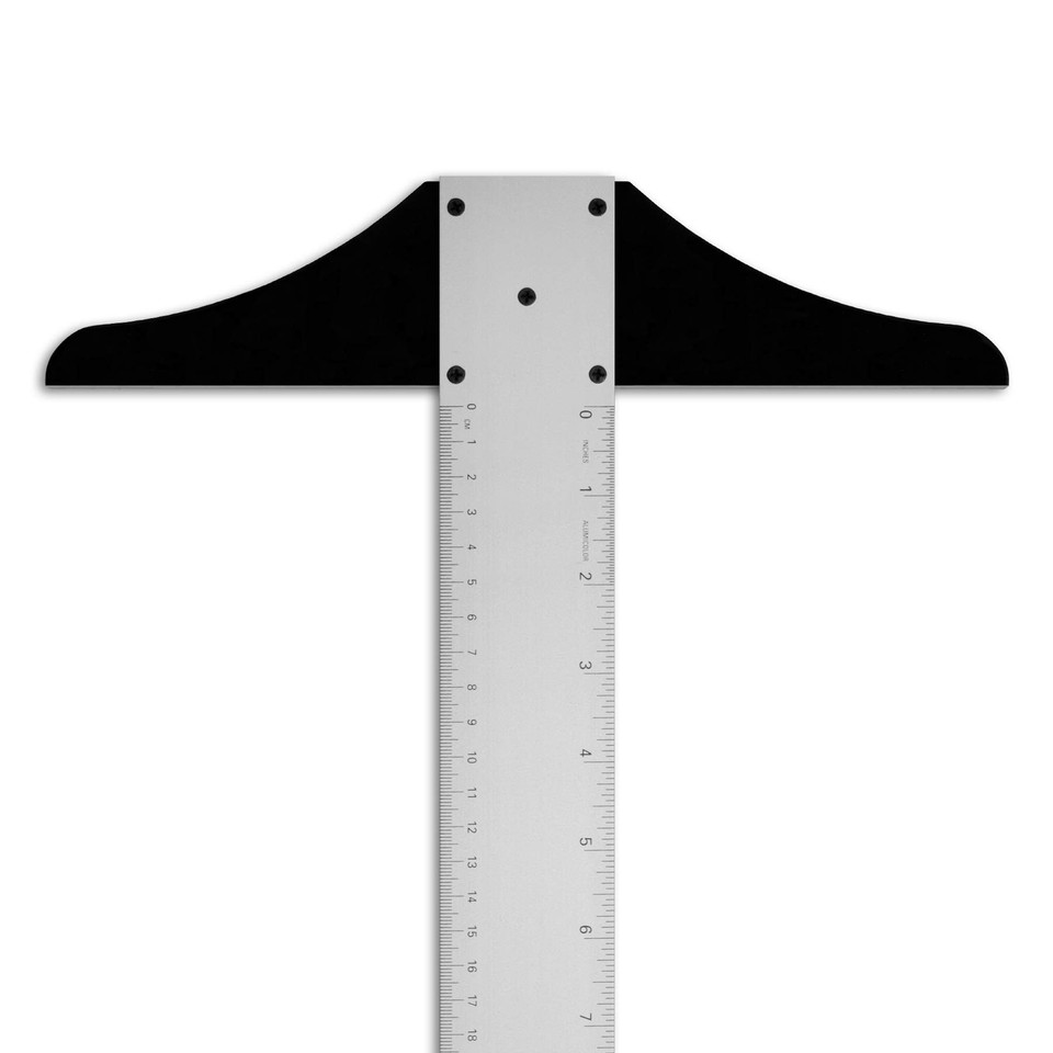 Alumicolor 18-inch Professional Aluminum T-Square for Art Framing ...