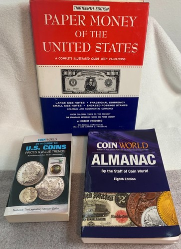 Lot of 3 – Coin & Paper Money Collecting Reference Books | eBay