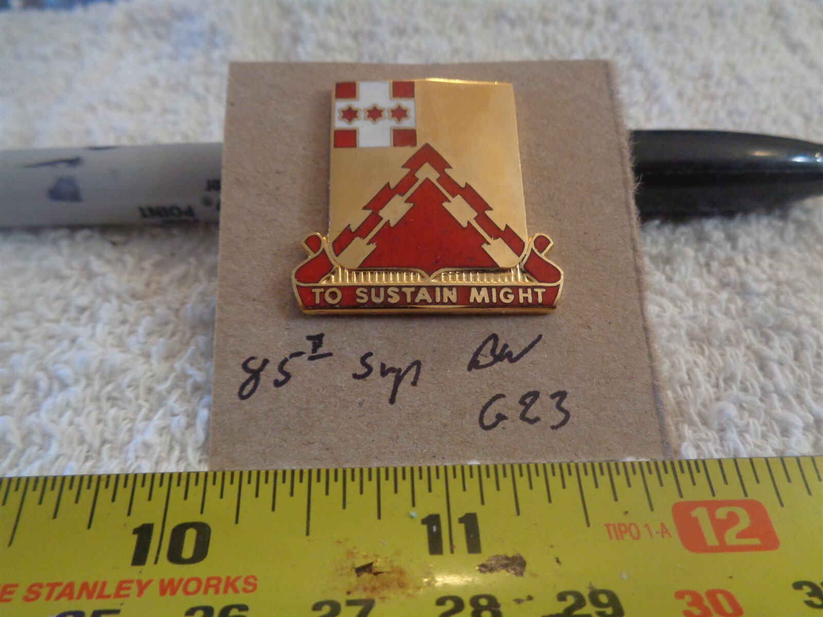 85th Support Battalion G23 Unit Crest, DI, DUI (DRAW#13) | eBay