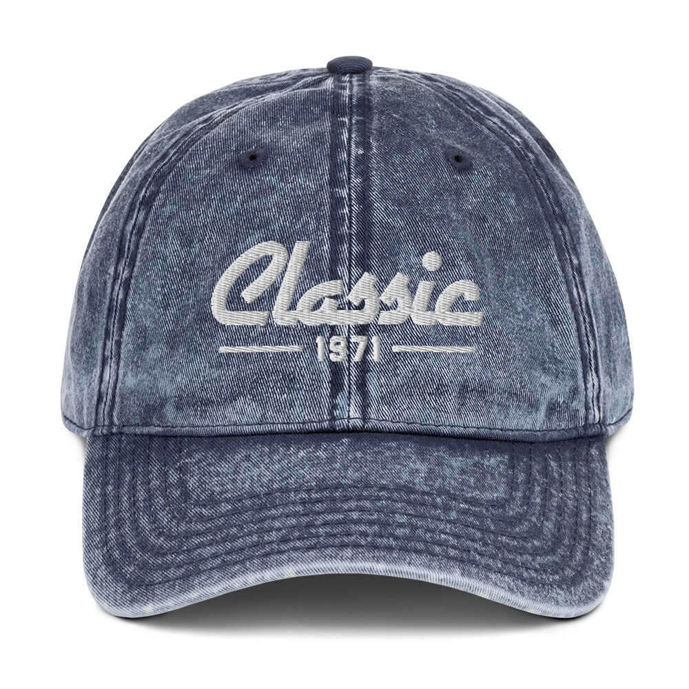 CLASSIC 1971 Dad Hat Cap vintage retro design birthday gift idea father ...