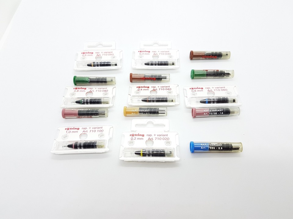 New Rotring Rapidograph + Variant Nib / Pen Points in different sizes ...