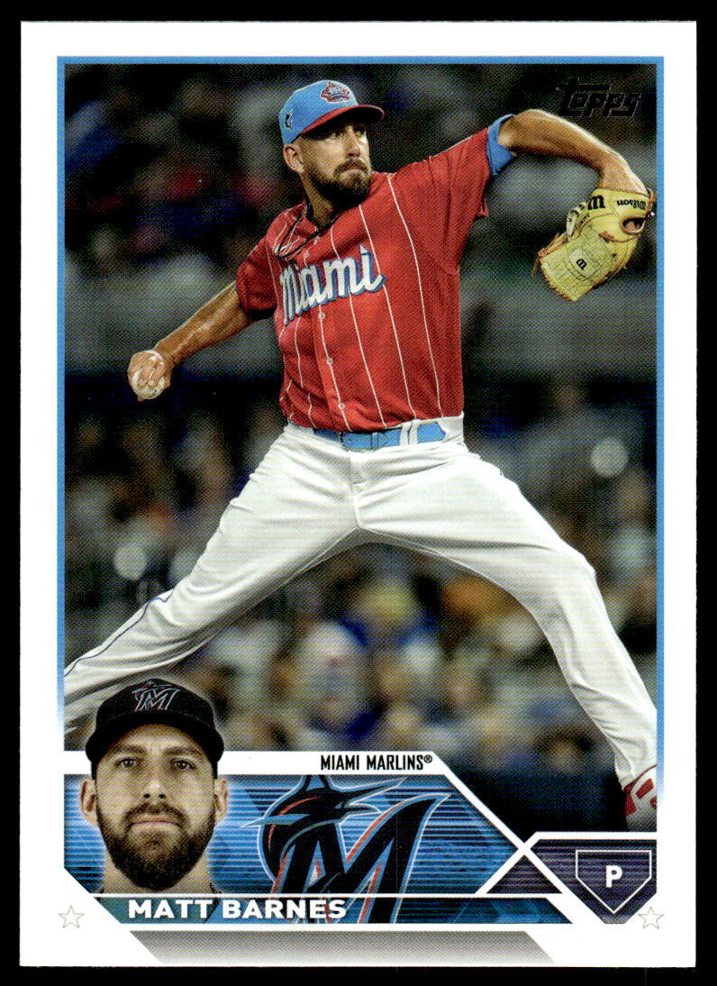 2023 Topps Update US166 Matt Barnes Miami Marlins Baseball Card | eBay