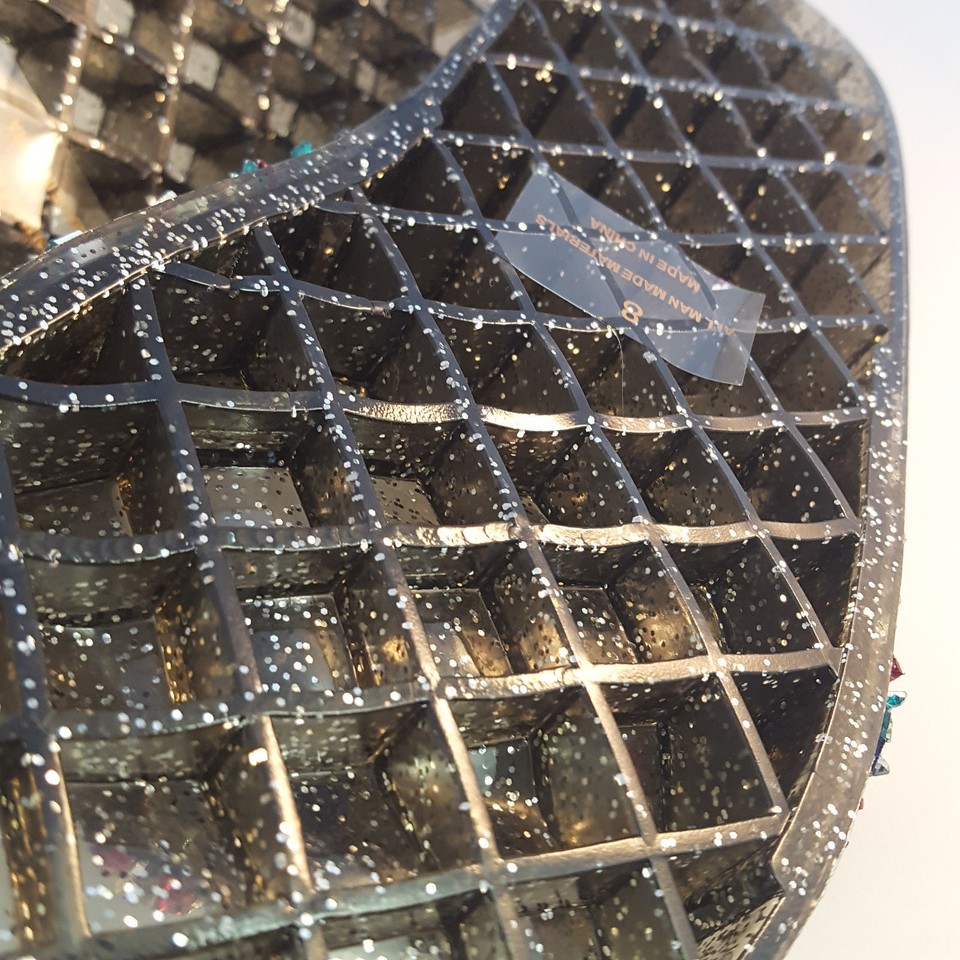 H2K CANDY Multi Color Glitter Beads Fashion Slides Flip Flops Sandals ...