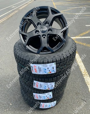 16" Black Cobra Alloy Wheels Fo Ford Transit Custom + Avon Ax7 All ...