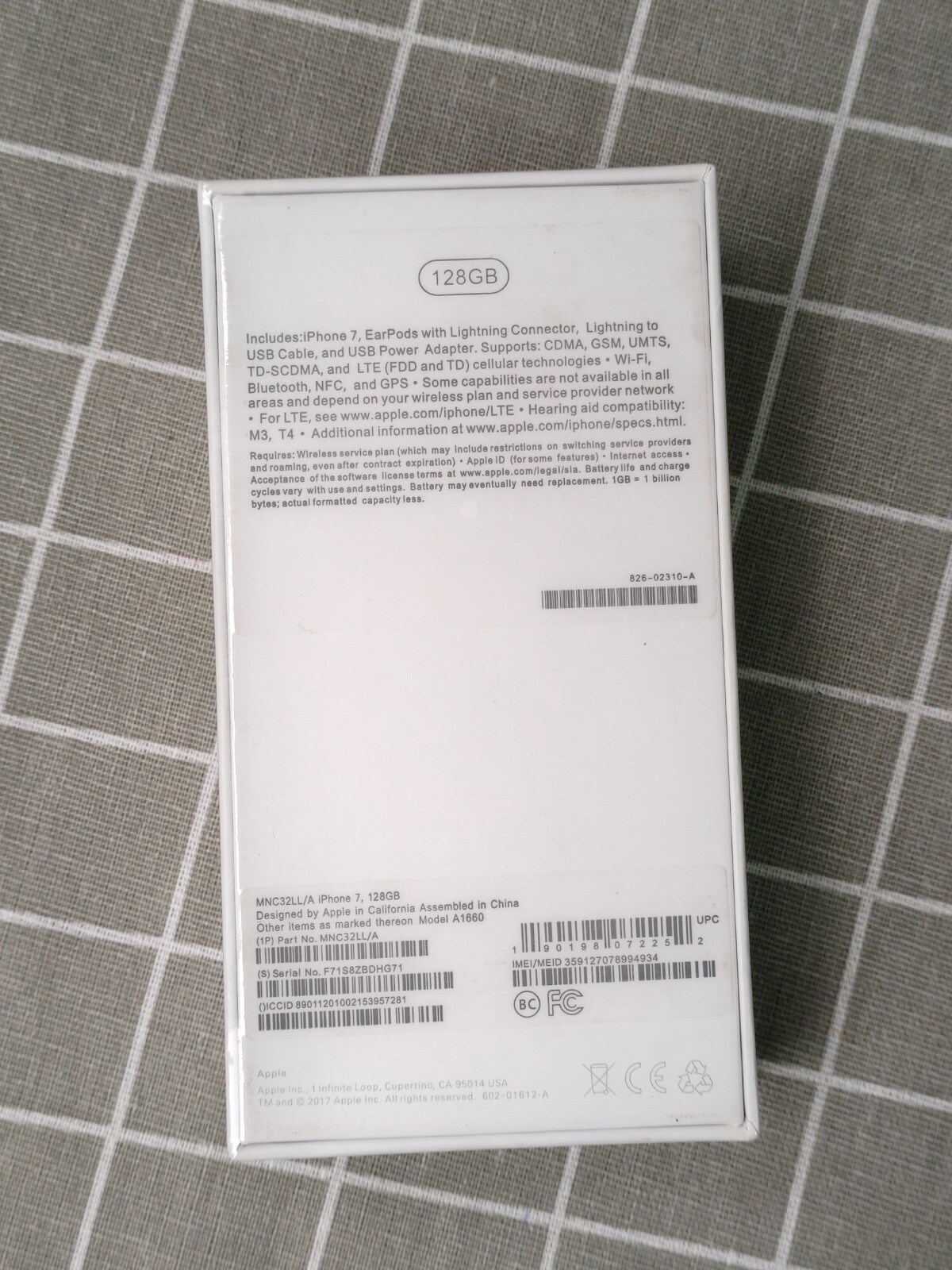 Apple iPhone 7 Plus - 128GB - Rose Gold (Unlocked) A1661 (CDMA + GSM ...