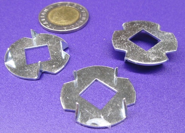 Zinc Plated Steel Pronged Washer, 5/16" Screw 1.100" OD, .046" Thick 20 ...