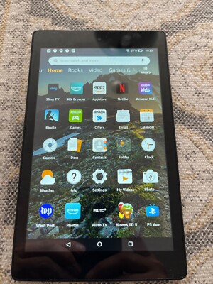 Amazon Kindle Fire HD 8 (6th Generation), Wi-Fi, 8in - Black ...