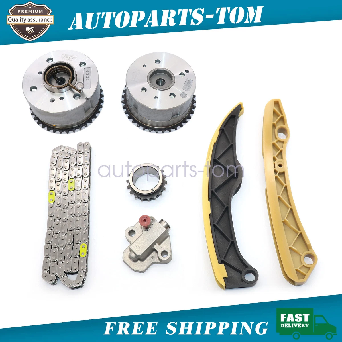 GENUINE Timing Chain Kit VVT Gear For 12-21 Hyundai Kia, 58% OFF