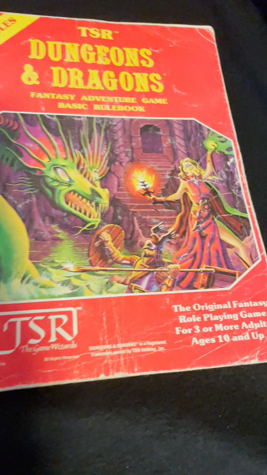 Dungeons & Dragons Basic Rule Book 1 Original 1980 Fantasy RPG Game | eBay