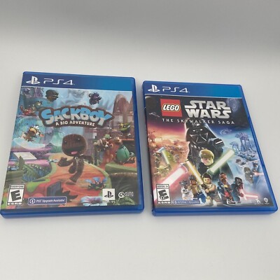 Sackboy A Big Adventure + Lego Star Wars The Skywalker Saga PS4 Bundle ...