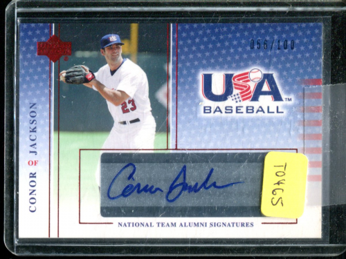 T0465 2004-05 USA Baseball National Alumni Signatures Bleu # Ja Conor ...