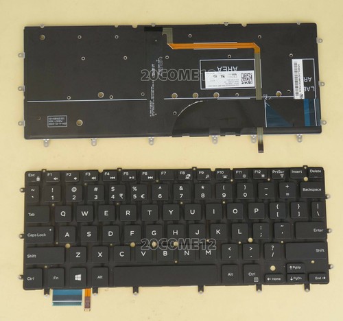 New For DELL Inspiron 7348 7352 7353 7359 keyboard US no frame Backlit ...