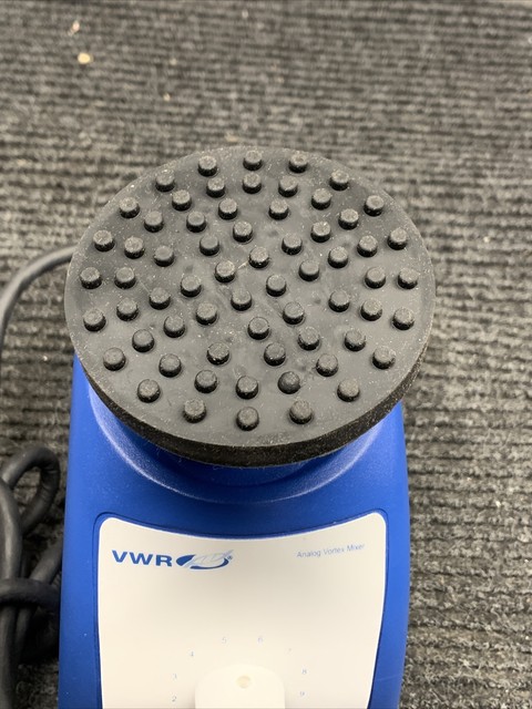 VWR 10153-838 Analog Vortex Mixer 300 to 3200 RPM Benchtop Lab ...