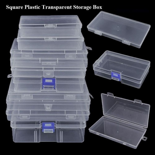 Transparent Storage Box Square Packing Boxes Power Tools Holder | eBay
