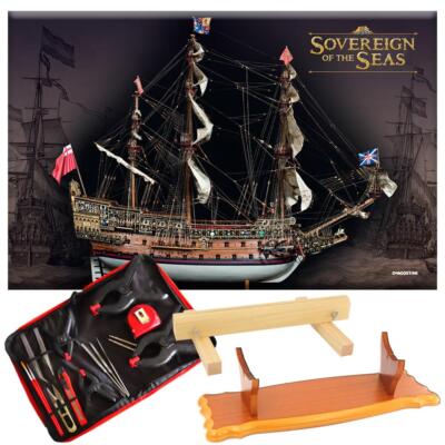 Sovereign of the Seas DeAgostini Complete Model Kit inc Stand Jig Tools ...