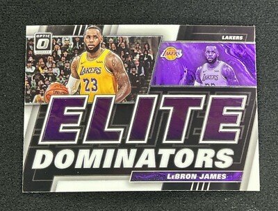 2019-20 Panini Donruss Optic Elite Dominators LeBron James #19 Lakers ...