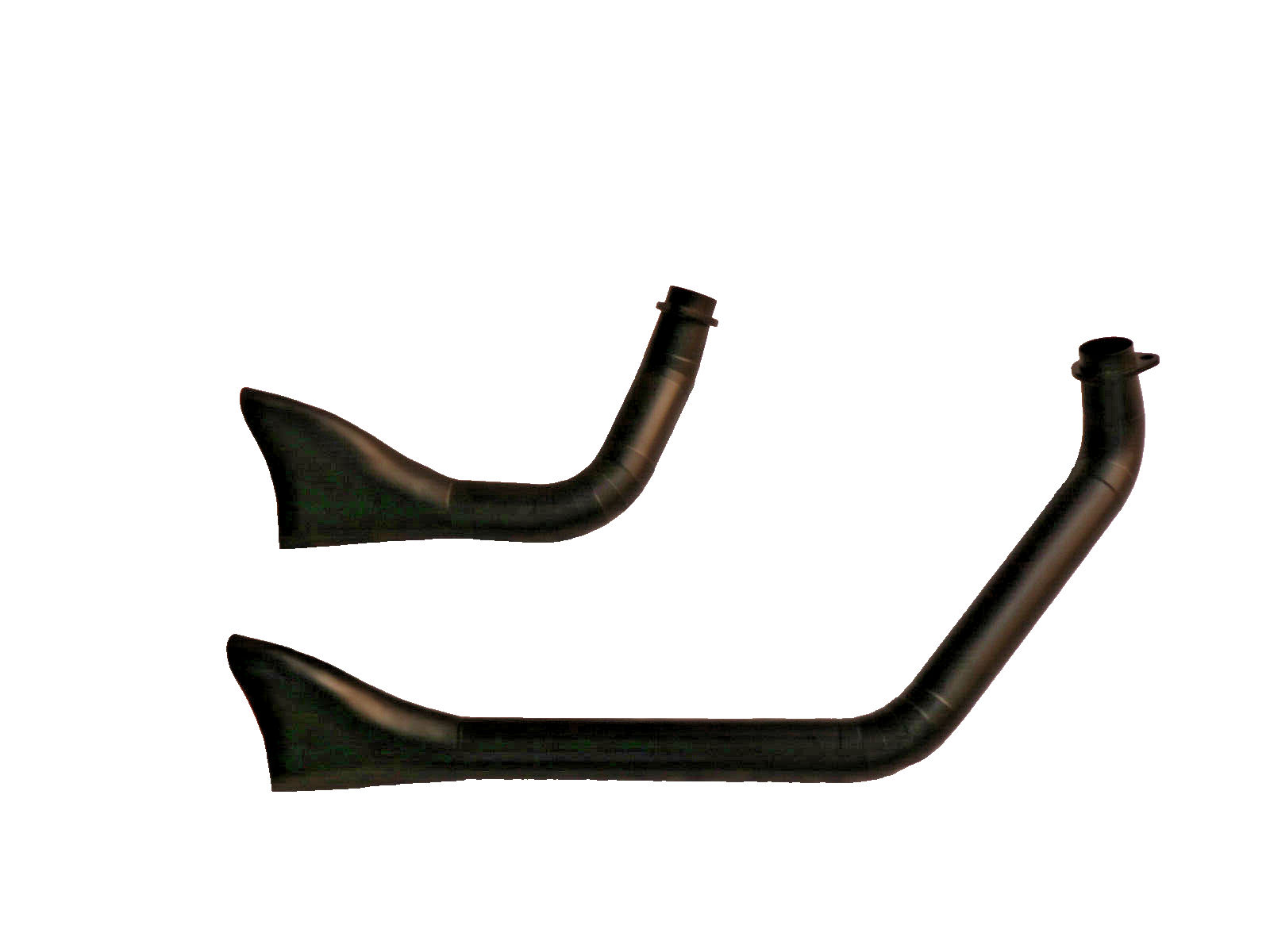 2 into 2 Fishtail Pipes Exhaust for Harley Shovelhead | Multicolor ...