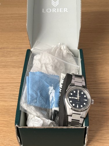 Lorier Falcon SII Watch - Navy/Silver w/ BOX | eBay