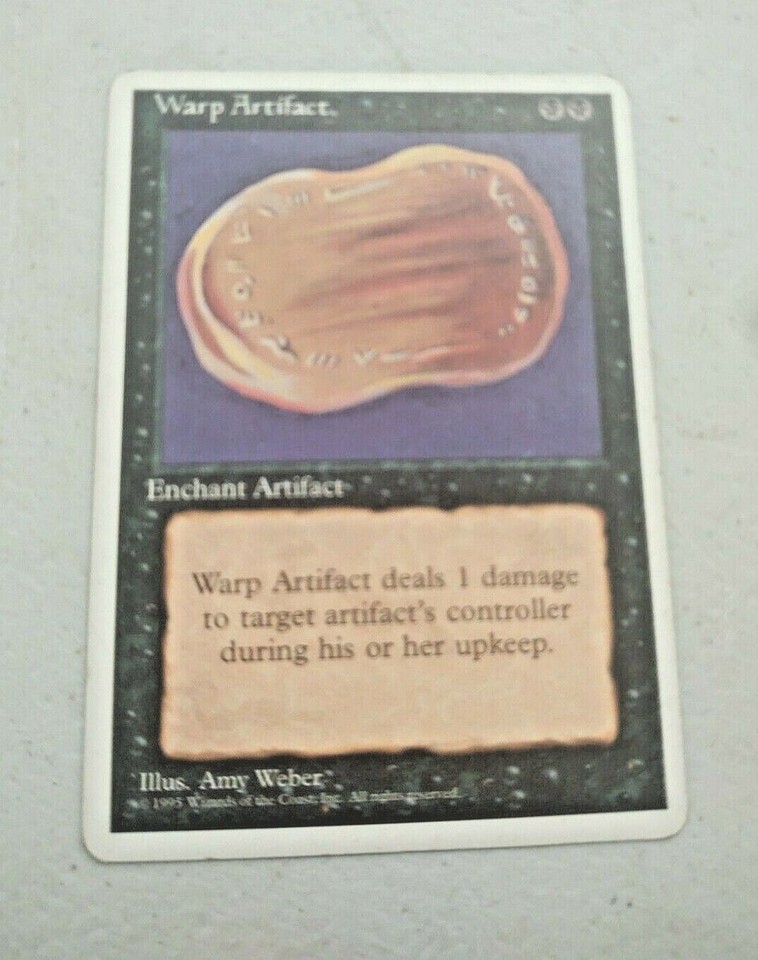 MTG Warp Artifact Fourth Edition 169/379 Regular Rare NOS See ...