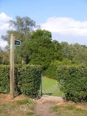 Photo 6x4 Footpath onto the playing fields Framlingham Off New RoadFram ...