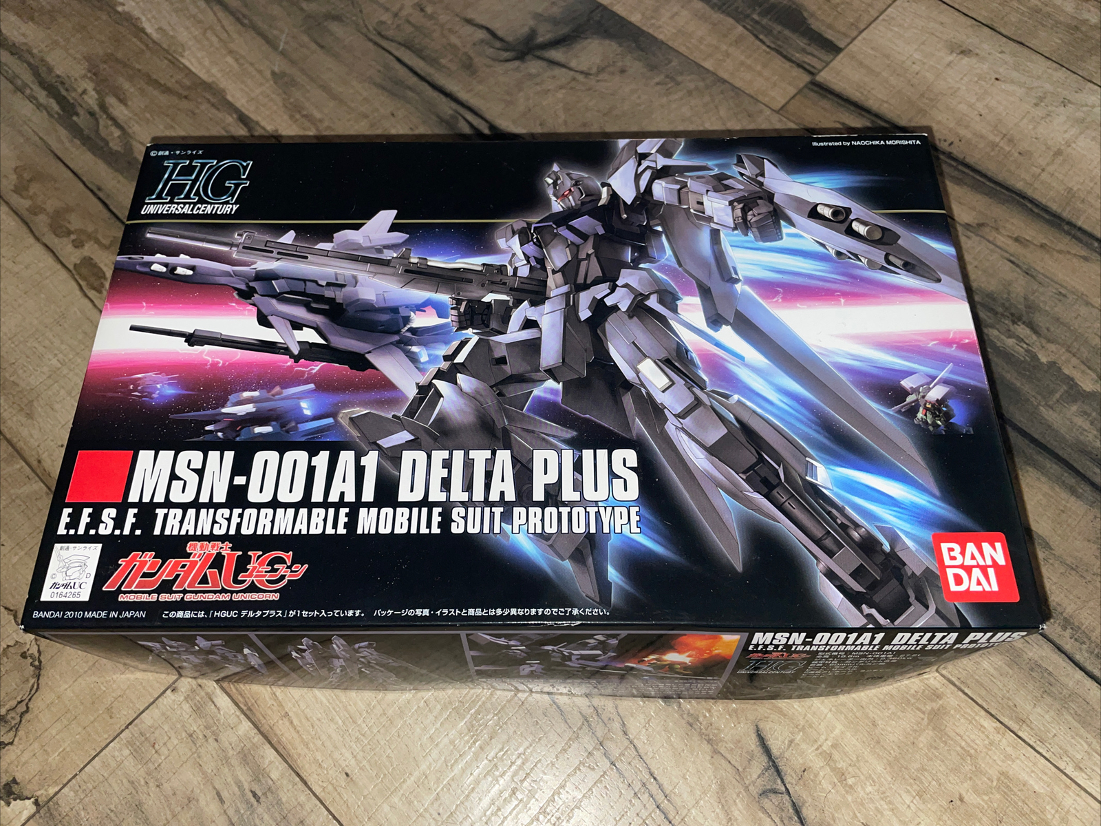 HGUC No.115 1/144 MSN-001A1 Delta Plus (Mobile Suit Gundam UC) Open Box ...