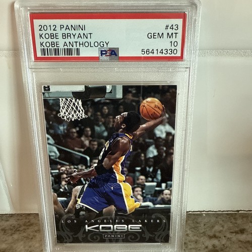 2012 Panini Kobe Anthology #43 Kobe Bryant PSA 10, Los Angeles Lakers ...