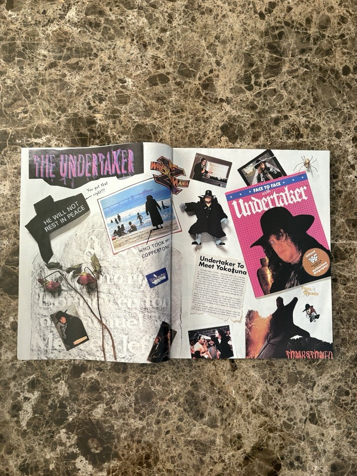 WWF Scrapbook MAGAZINE 1994 MACHO MAN RANDY SAVAGE Wrestling WWE Hulk ...