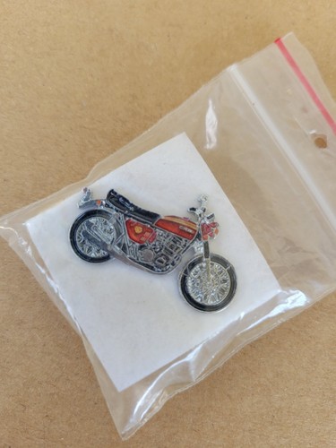 Honda CB750 K F Four CB450 CB550 hat pin motorcycle bike cycle world ...