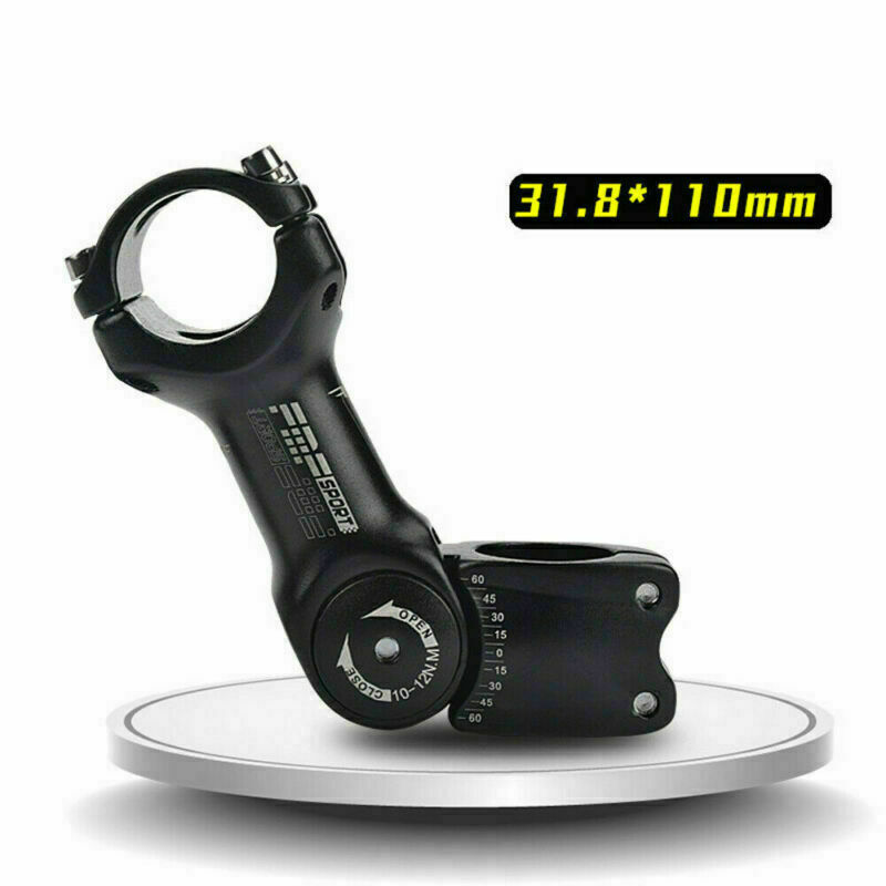 25.4/31.8mm Mountain Bike Stem Riser Adjustable MTB Bicycle Handlebar ...