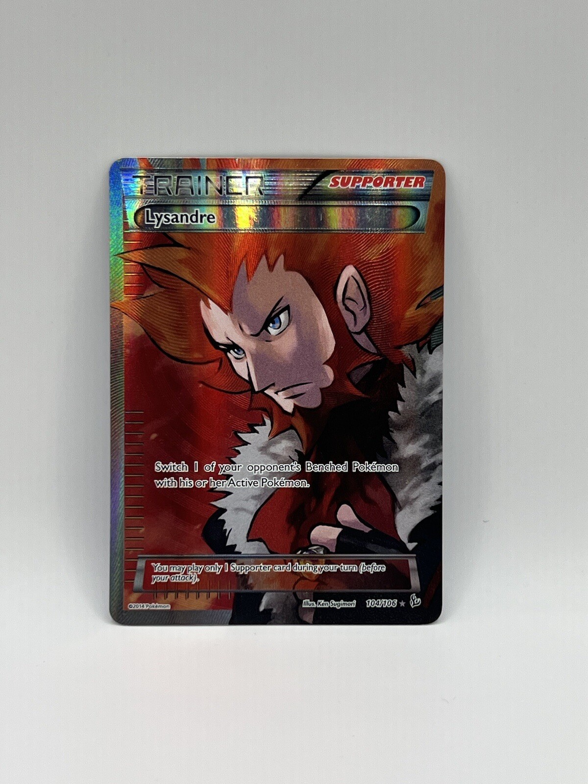 Pokémon TCG Lysandre Flashfire 104/106 Holo Full Art for sale online | eBay
