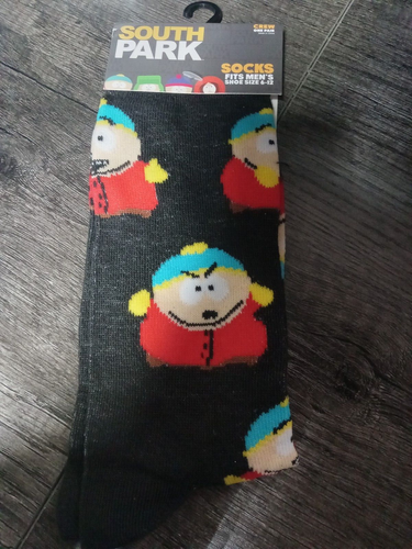 South Park Eric Cartman Men's Crew Socks Size 6-12 1 pair | eBay