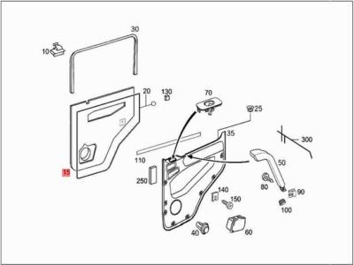 Genuine Seal MERCEDES W463 SUV 4637370430 | eBay