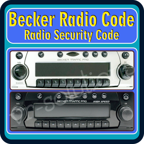 Becker Radio Unlock Code key BE4724 BE4729 BE4726 BE4725 BE4731 BE4730 BE4723 | eBay UK