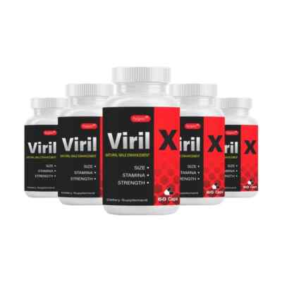 5 Packs Official Viril X VirilX Booster Pills for Men Virilxtend ED ...