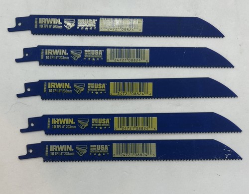 IRWIN Tools Reciprocating Saw Blade Wood- and Metal-Cutting 8-Inch 10 ...