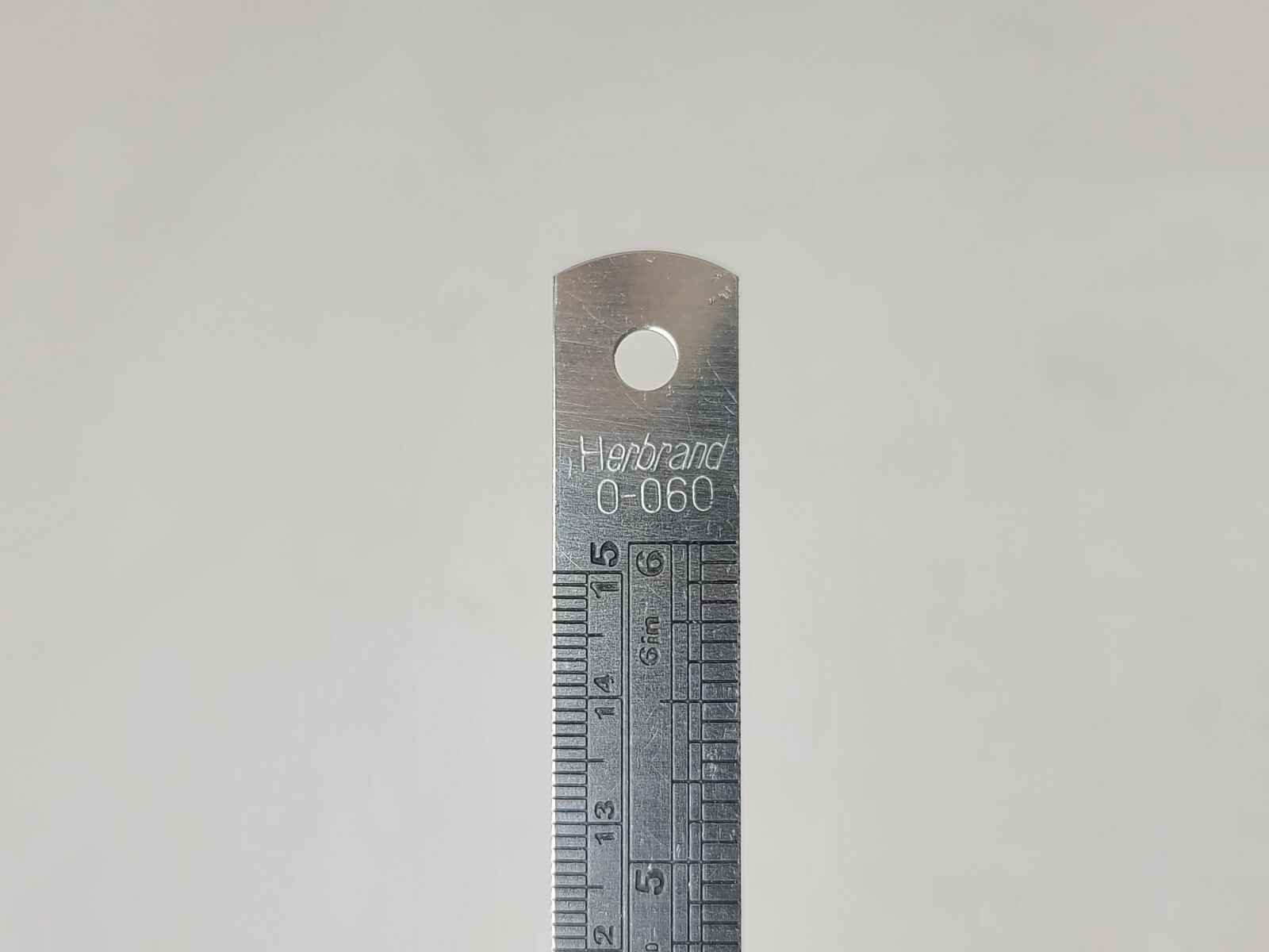 Vintage Herbrand Stainless Steel Ruler 6 Inch With Conversion Table 0 ...