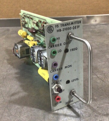 RFL Electronics FS Transmitter HB-21050-142f 14 2F 595HZ HB-58500 BW85 ...