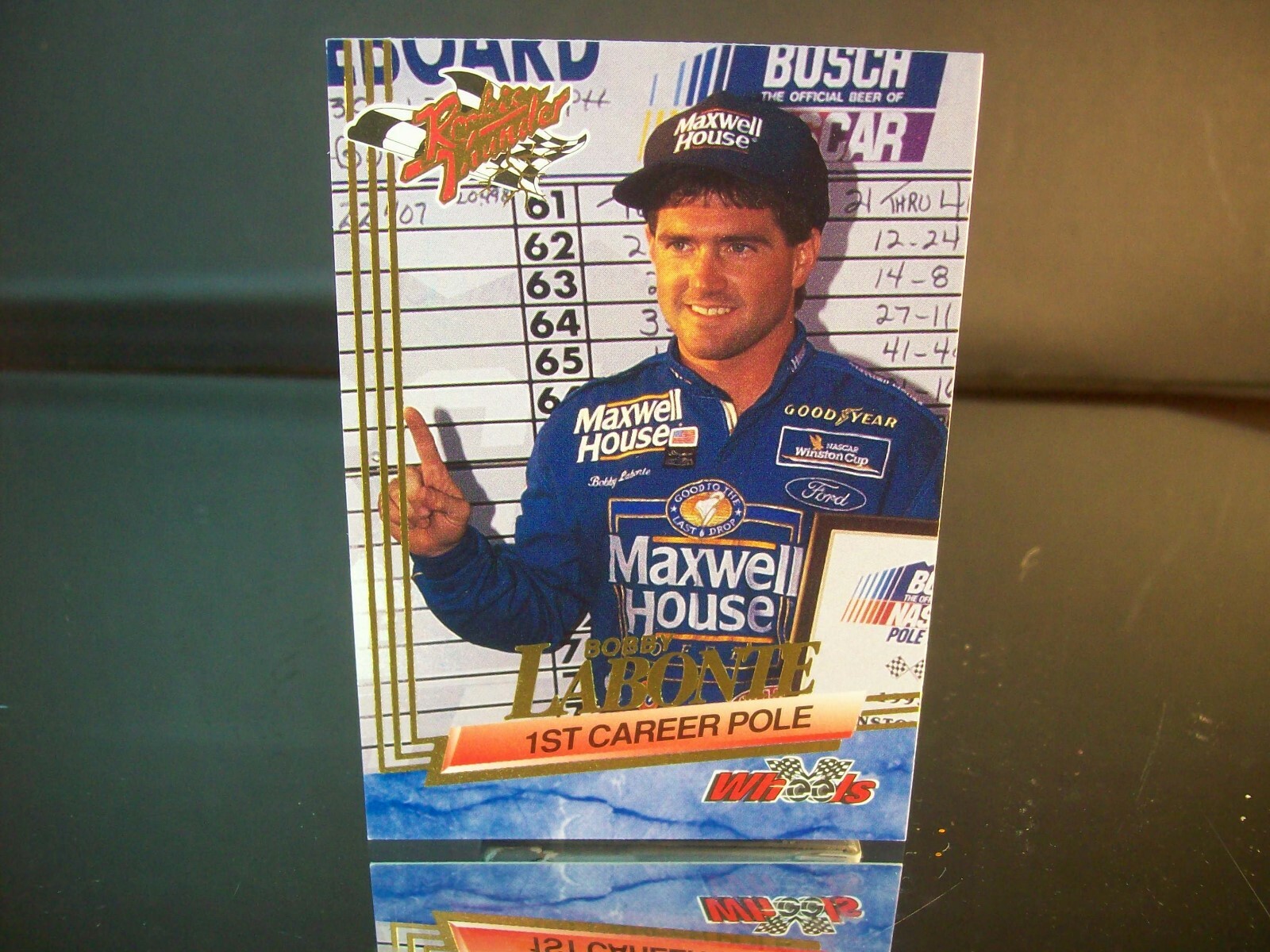 Bobby Labonte #22 Maxwell House Wheels Rookie Thunder 1st Career Pole ...